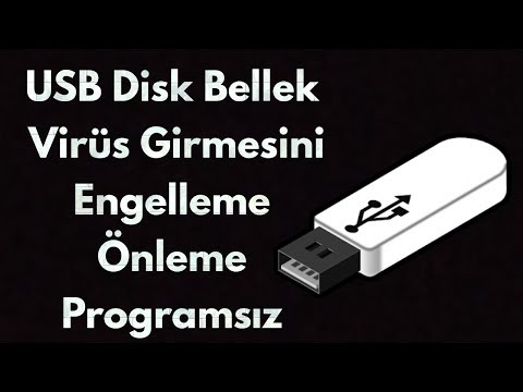 USB Disk Bellek Virüs Girmesini Engelleme   Önleme Programsız