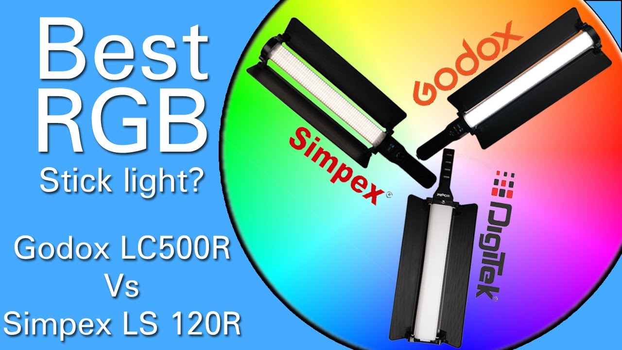 Simpex LS 120R Vs Godox LC500R LED stick light (Also Vs Digitek ...