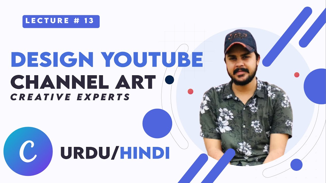 How to design a youtube channel art | Canva Full Course Beginner to ...