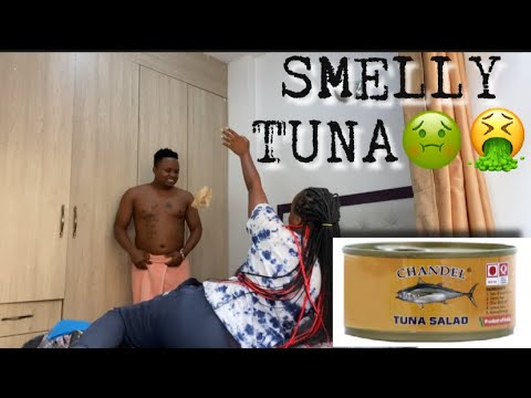SMELLY TUNA PRANK ON HIM!!🤢🤮||HE ALMOST FAINTED😂 - YouTube
