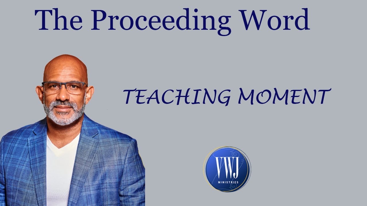 Proceeding Word - Teaching Moment - YouTube