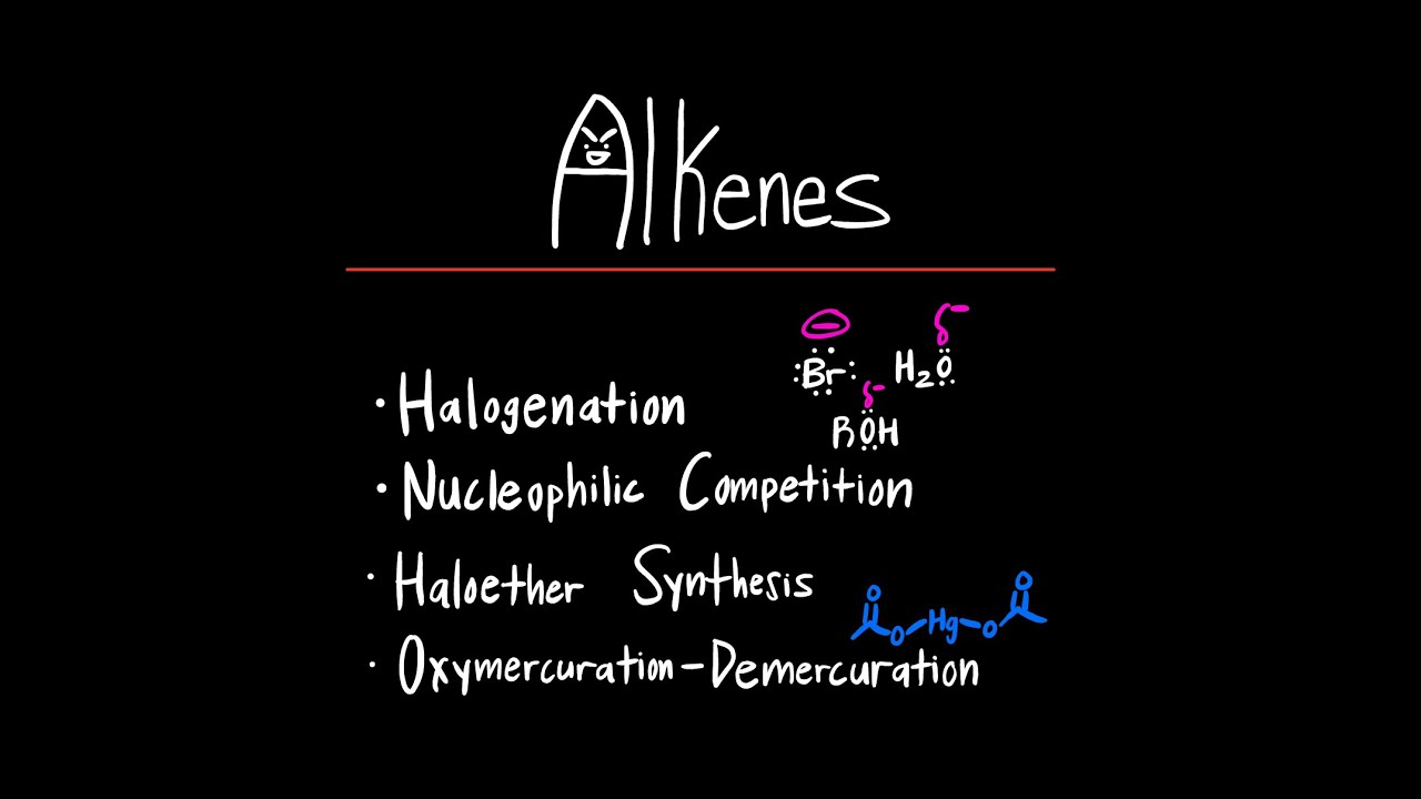 Alkenes: Halogenation, Nucleophilic Competition, Haloether Synthesis ...