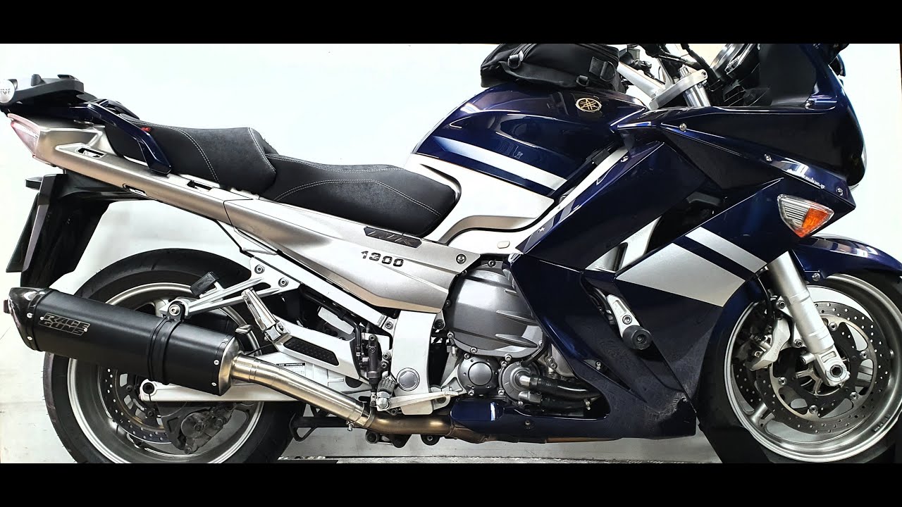 Race Guns Exhausts Yamaha FJR 1300 Hexagon F - YouTube