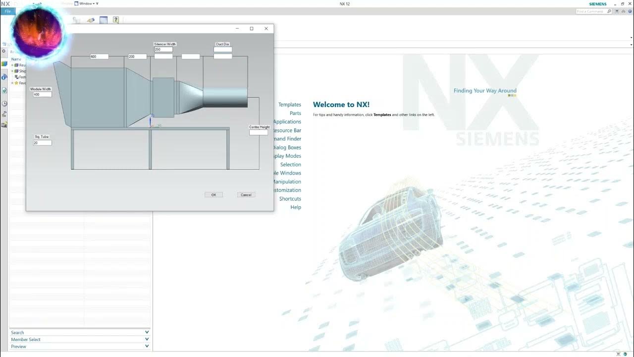 Update Parametric Dimension In Nx Nxopen C Youtube