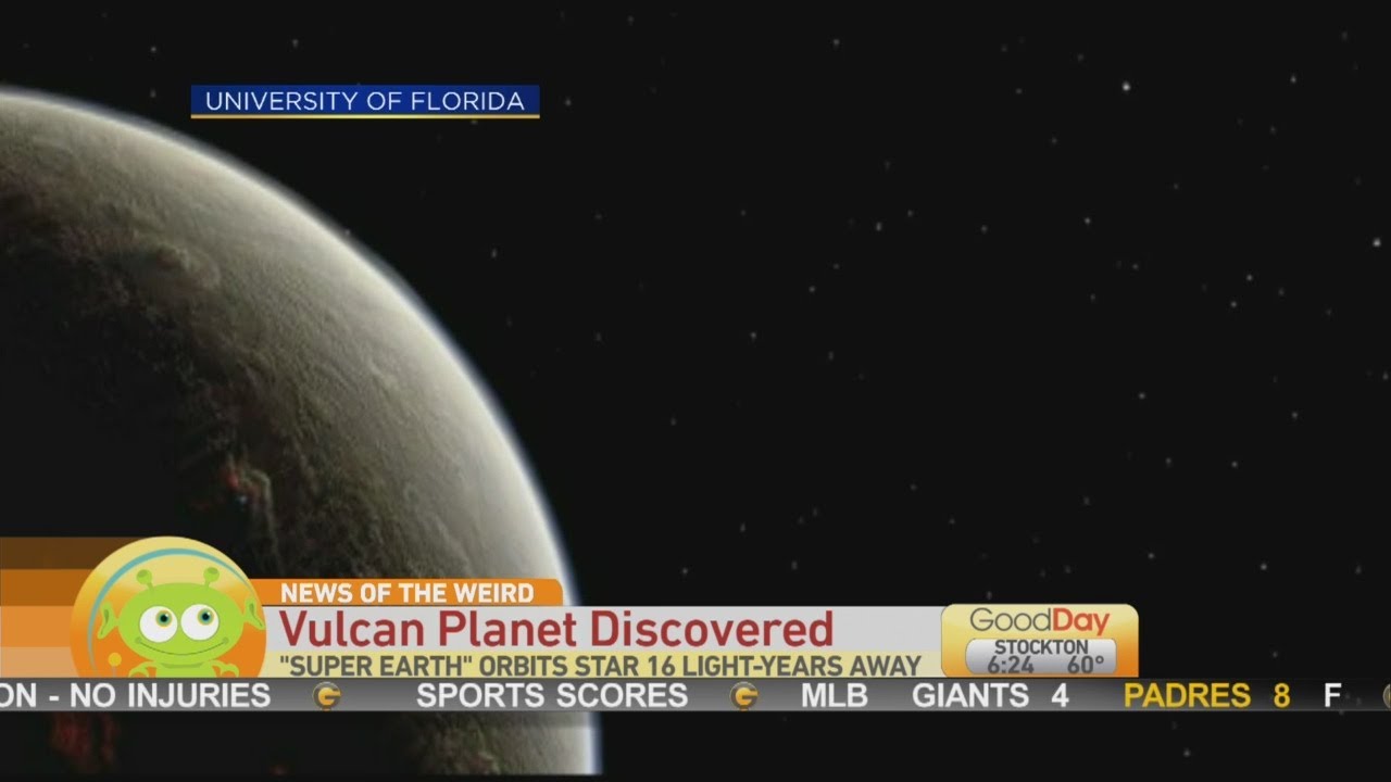 News of the Weird: Vulcan Planet Star Trek - YouTube