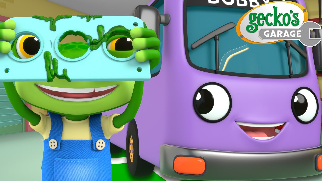 Let's Fix Bobby Bus | 3 HOURS of Gecko's Garage Full Episodes | Truck ...