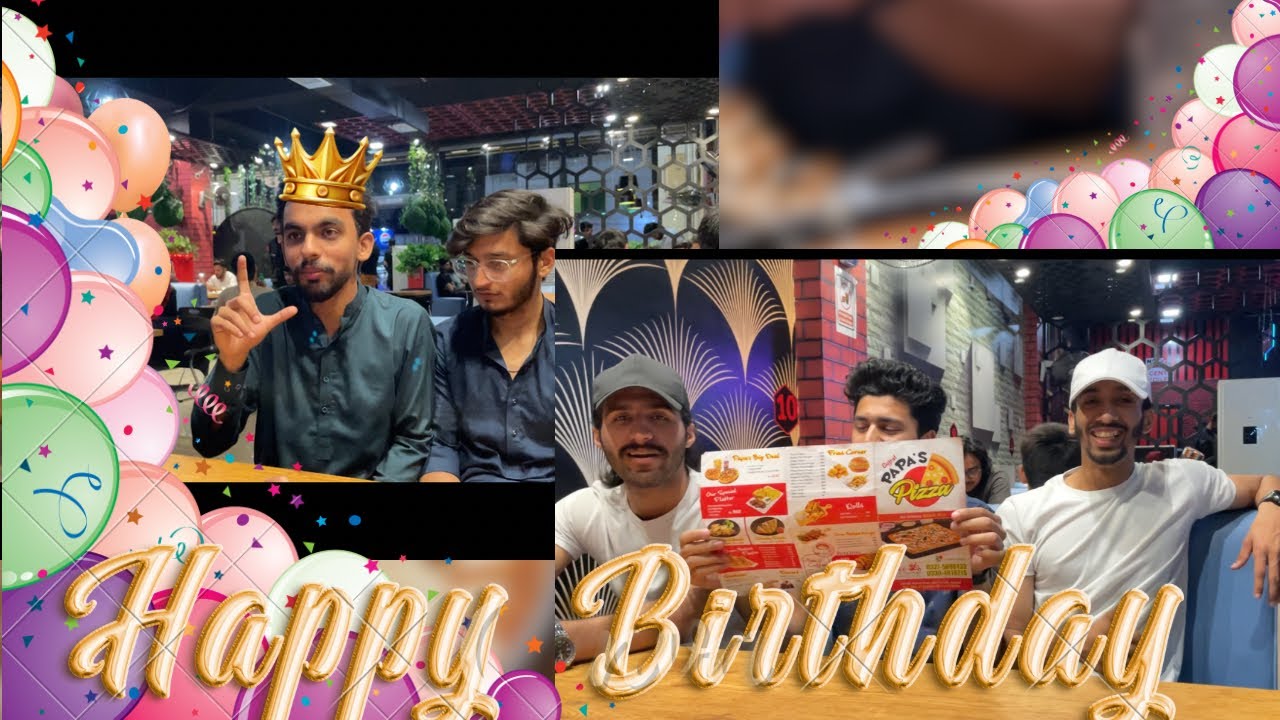 Dost na Birthday treat de | gujrat papa pizza 🍕 | hassam butt - YouTube