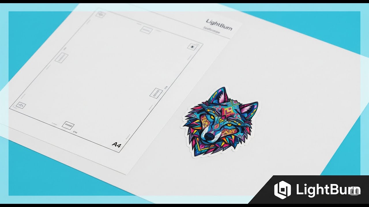 Como Usar o "Print and Cut" no LightBurn: Guia Passo a Passo para ...