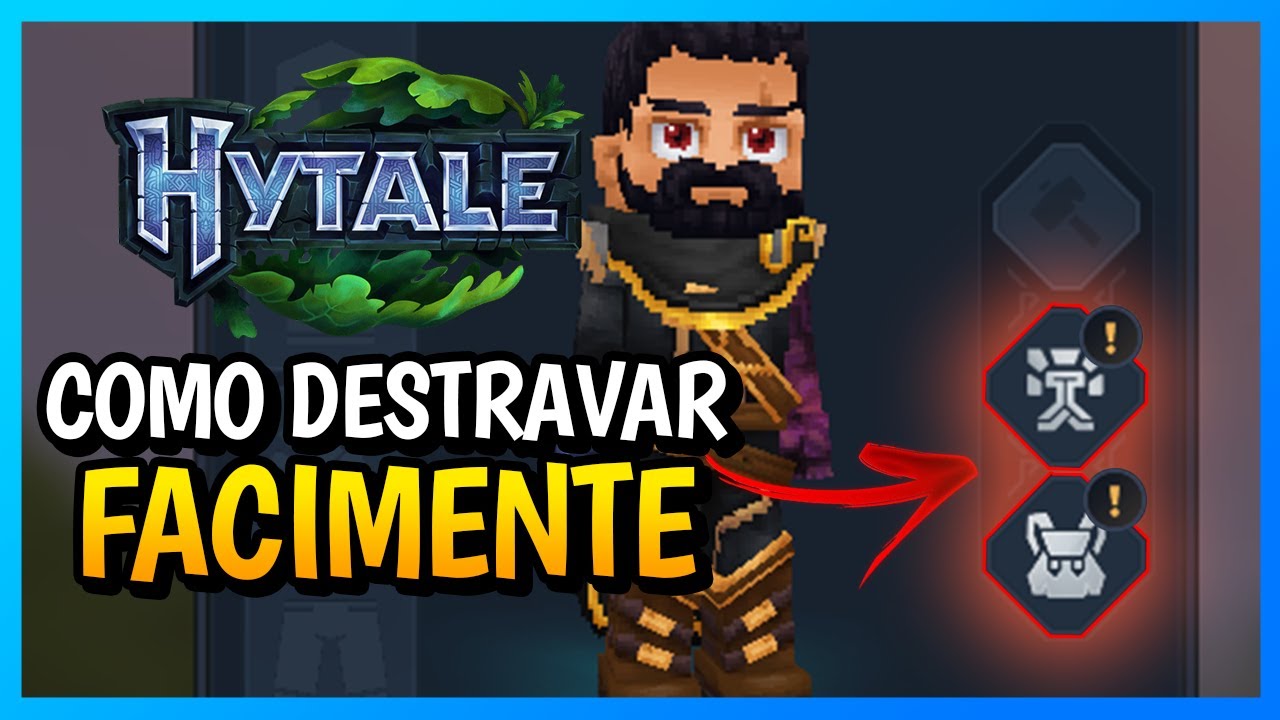 COMO DESBLOQUEAR OS CADEADOS DO SEU PERSONAGEM NO HYTALE (FORGOTTEN ...