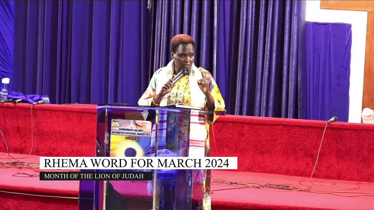 Rhema word March 2024 - The Month of the lion of Judah - YouTube