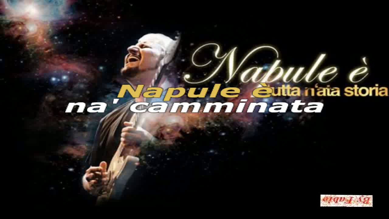 Pino Daniele Napule è (new version) Karaoke - YouTube