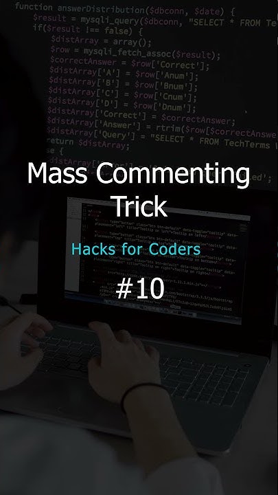 10 Mass Commenting Hack Codepointer Codinghack Shorts 🔥 Youtube 