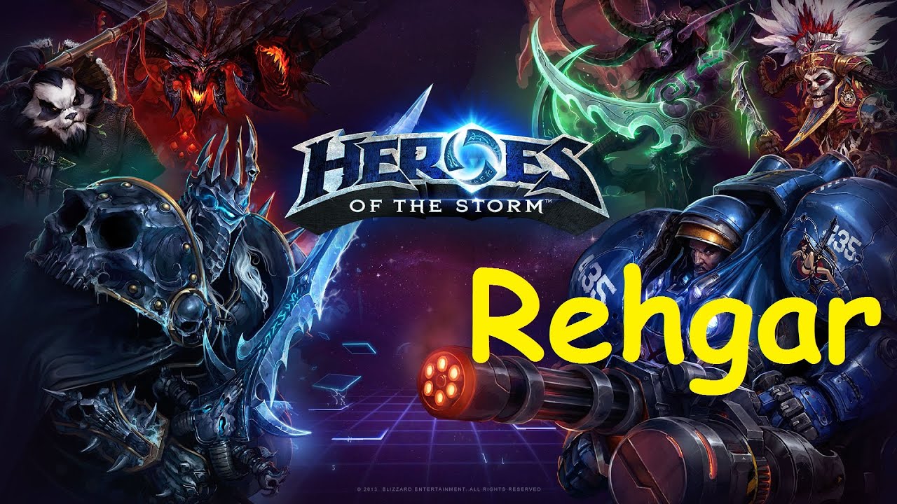 Rehgar - Heroes of the Storm, talenty, spelly, gameplay (CZ) - YouTube