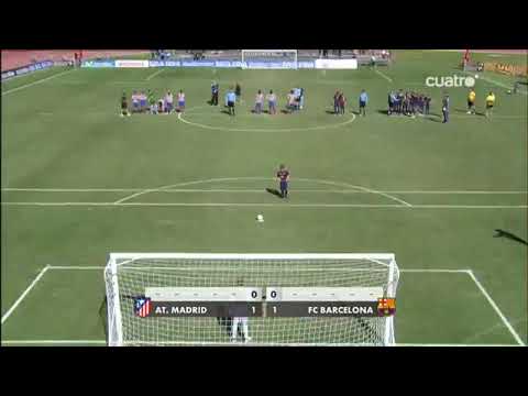 Tanda de penaltis Atco Madrid 1 - FC Barcelona 1 Torneo Arona Fútbol 7 Diciembre 2012