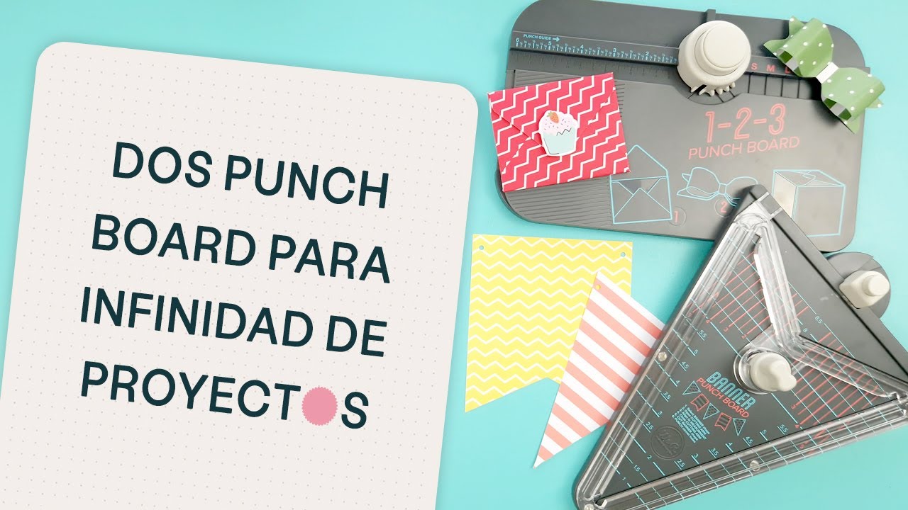 Kit 1 2 3 + Banner Punch Board de We R Makers - Craftelier - YouTube