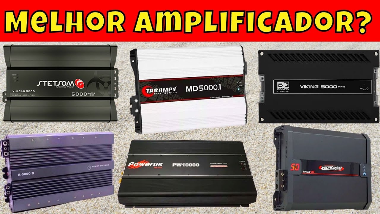QUAIS OS 6 MELHORES MÓDULOS AMPLIFICADORES DE SOM AUTOMOTIVO ...