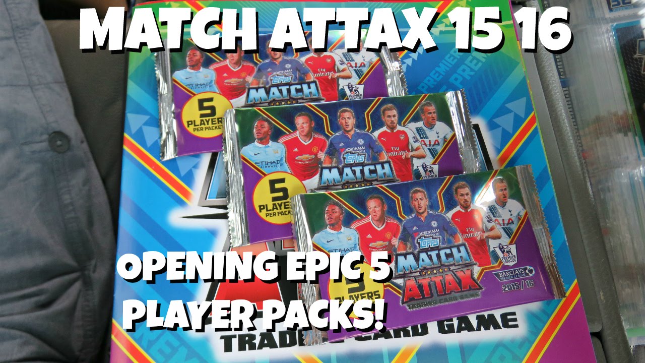 MATCH ATTAX 15 16 Opening Promo Edition Packs! Epic SG Premiere! - YouTube