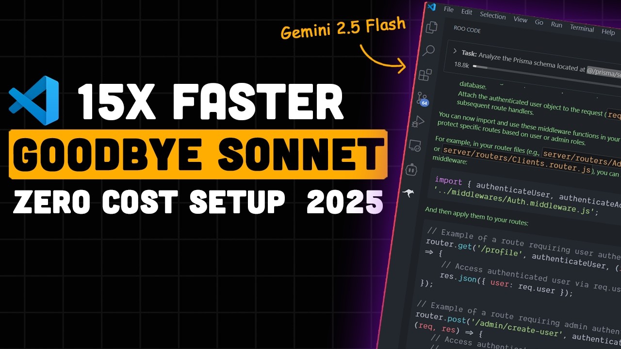 Gemini 2.5 Flash: DESTROYS GPT4.1 & Sonnet 3.7 –The Coding King is HERE ! (Zero Cost Setup ...