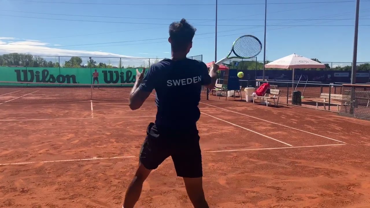 Jonathan Mridha & Georgii Kravchenko Practice, Cordenons Challenger ...