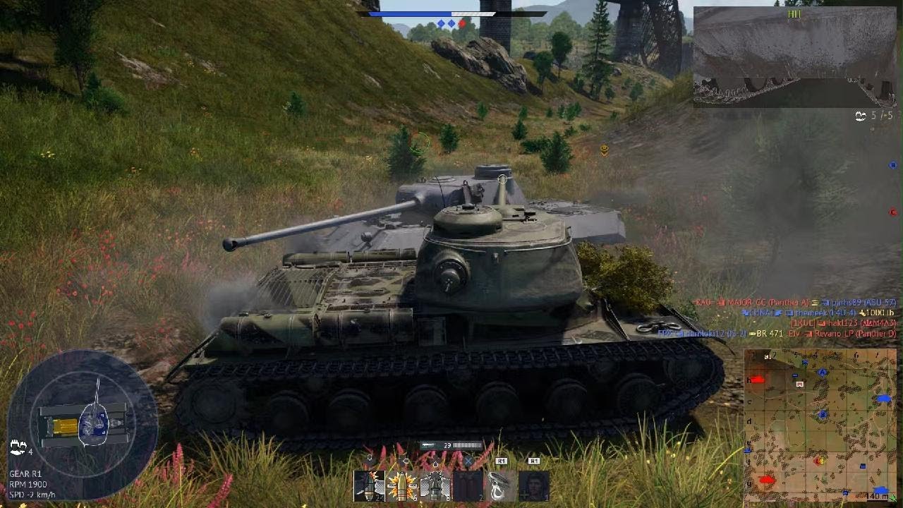 War Thunder - IS1 Bullet Magnet - YouTube