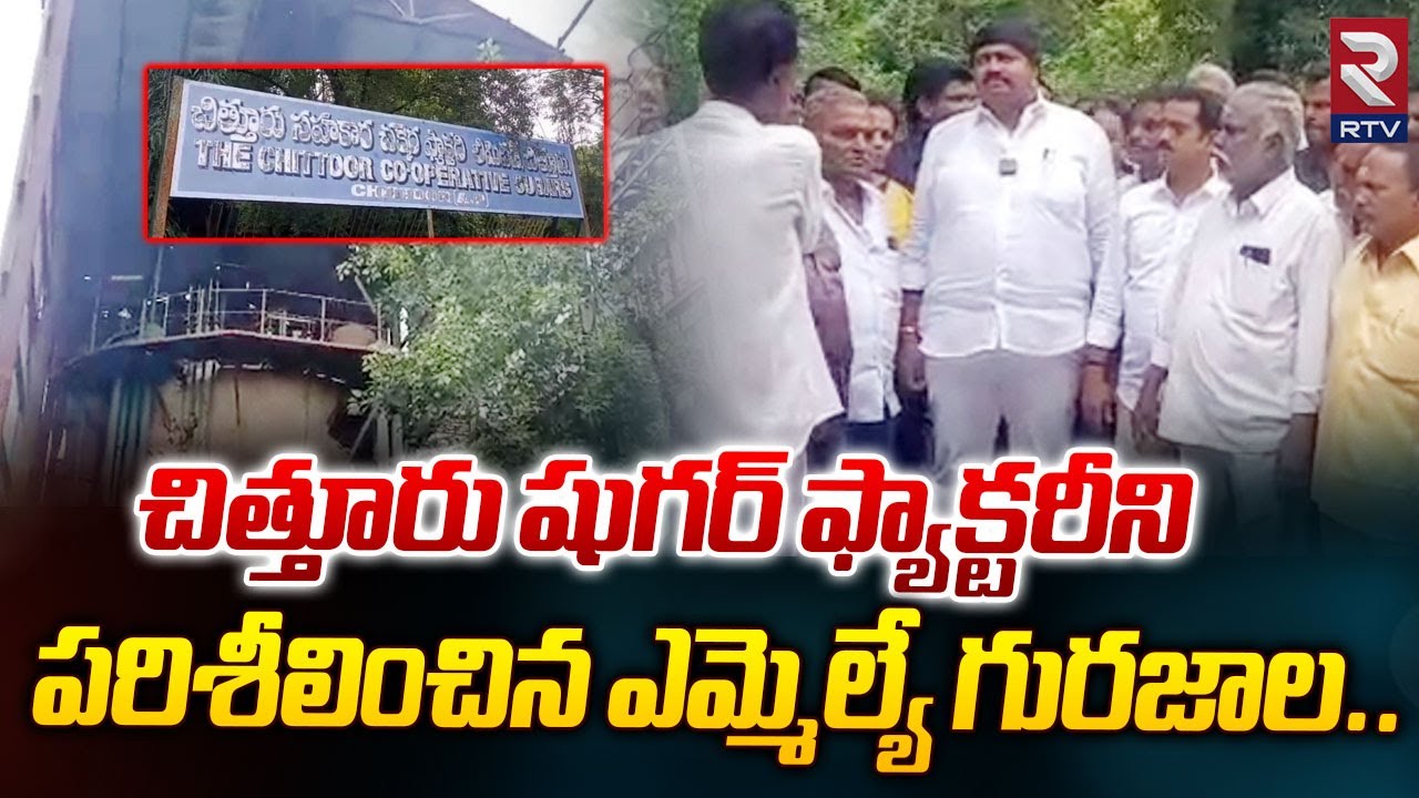 చిత్తూరు షుగర్ ఫ్యాక్టరీని పరిశీలించిన MLA గురజాల | MLA Gurajala ...