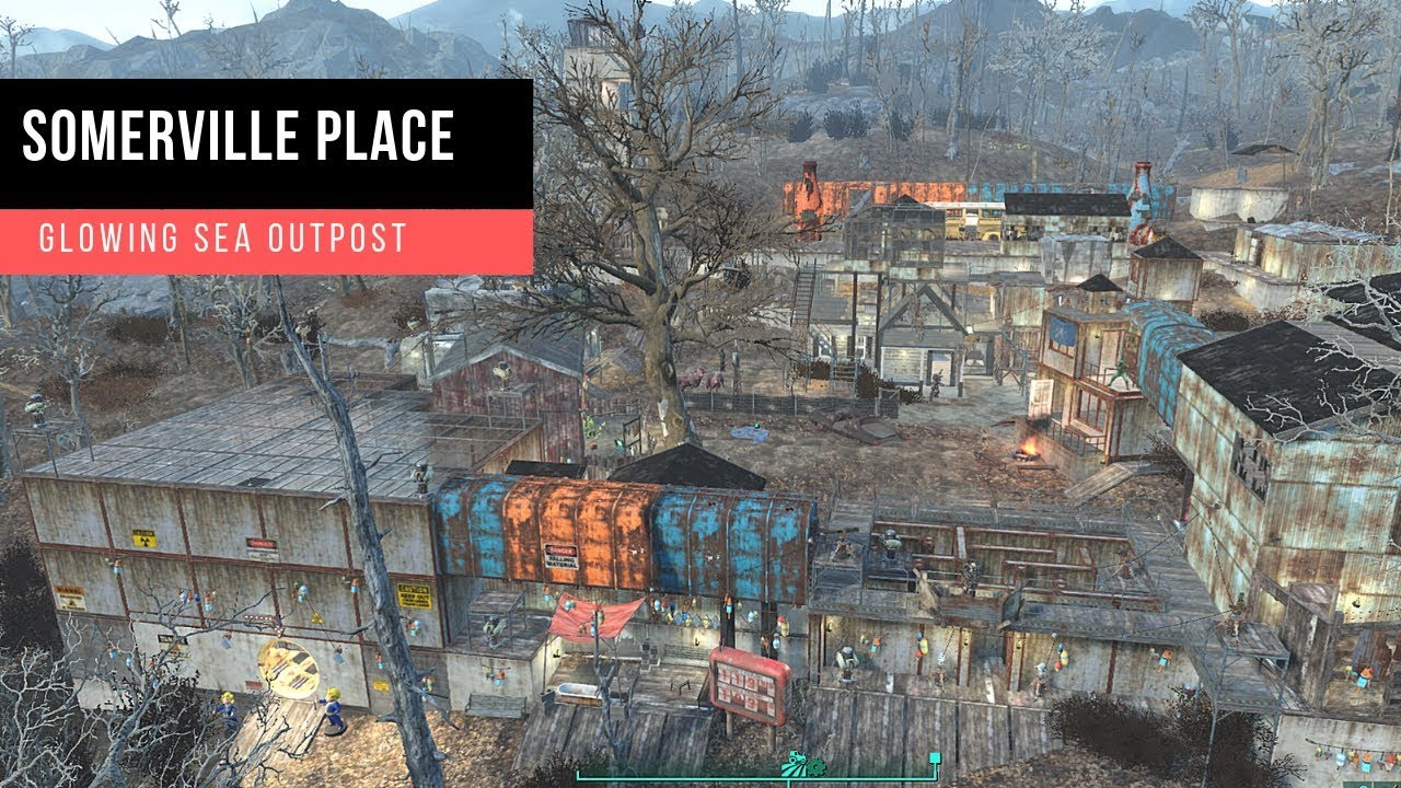 Fallout 4 - Somerville Place [No-Mods] - YouTube