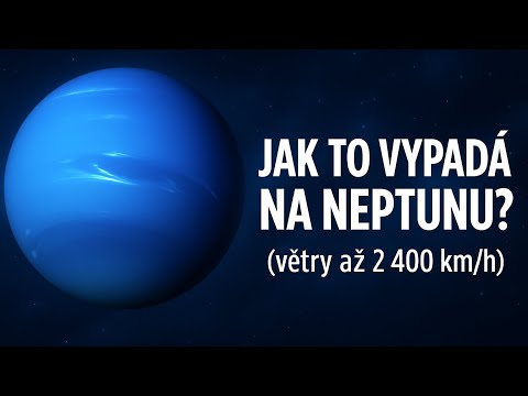 Jak to vypadá na Neptunu? Větry až 2400 km/h.