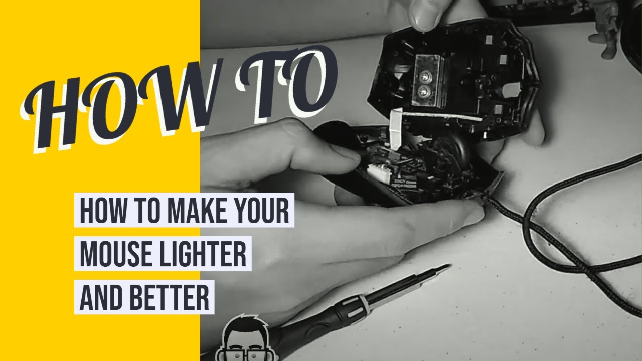 How to make your Mouse LIGHTER? (Weights Removal in Logitech G600 MMO ...