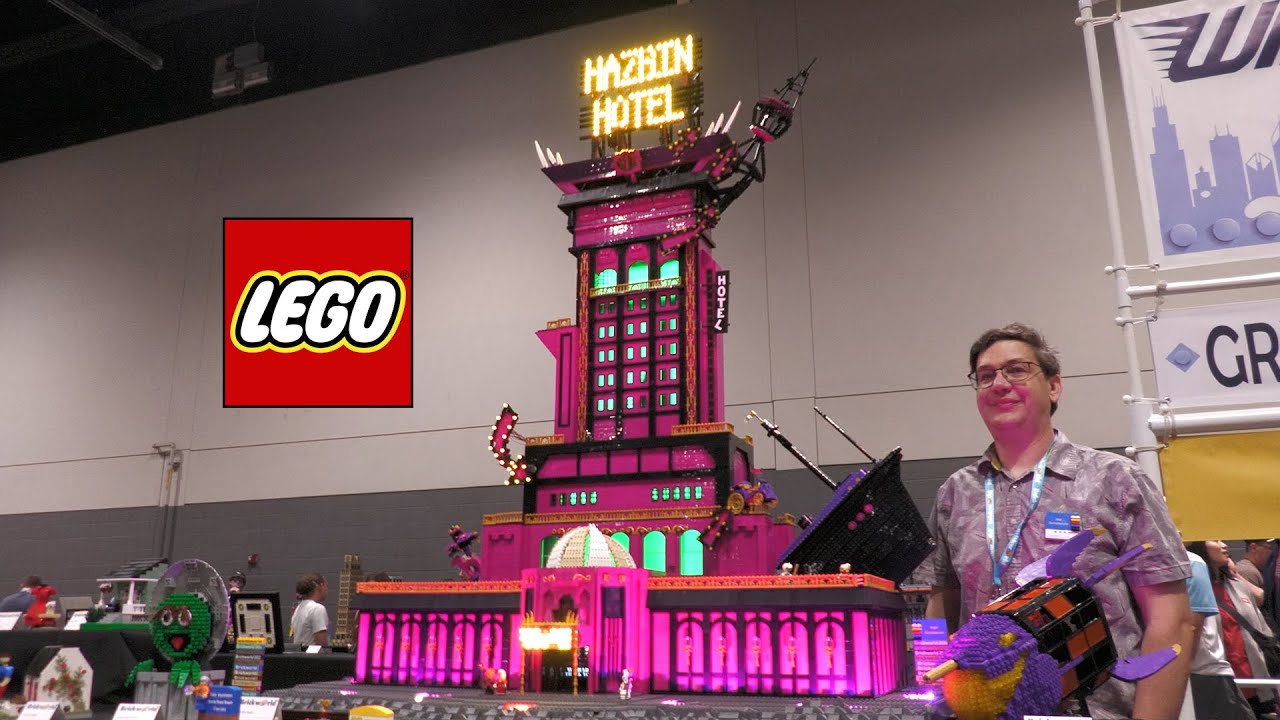 Huge LEGO Hazbin Hotel - YouTube