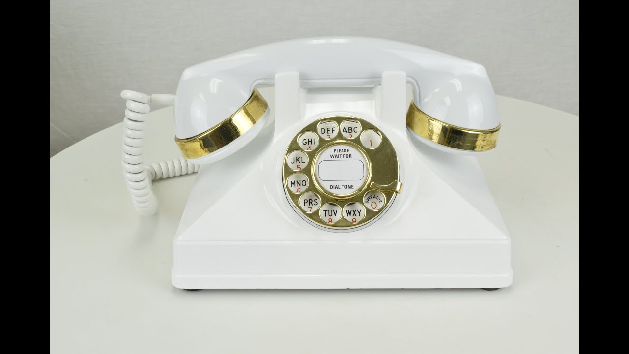 Northern Electric Uniphone Model 1 Telephone - White with Brass Trim ...