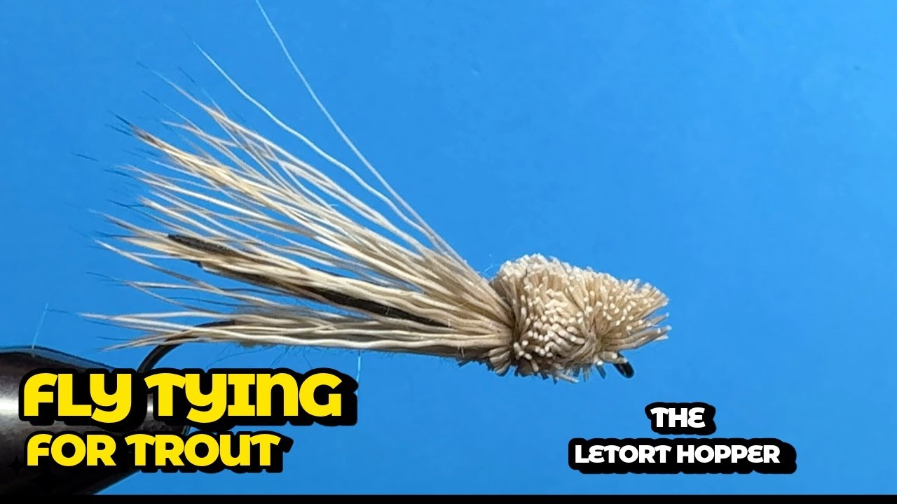 Fly Tying for Trout- how to tie the Letort Hopper! - YouTube
