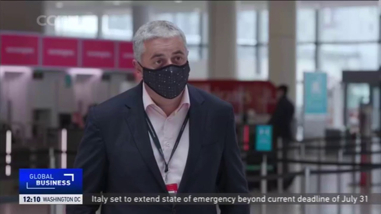 London Gatwick Airport CEO talks to CGTN - YouTube