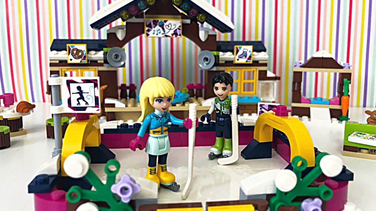 Lego Friends Snow Resort Ice Rink Speed Build | Set 41322 - YouTube