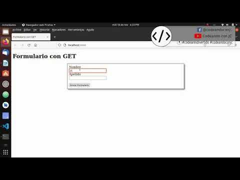 Formulario con GET. Vanilla NodeJs - HTML - YouTube