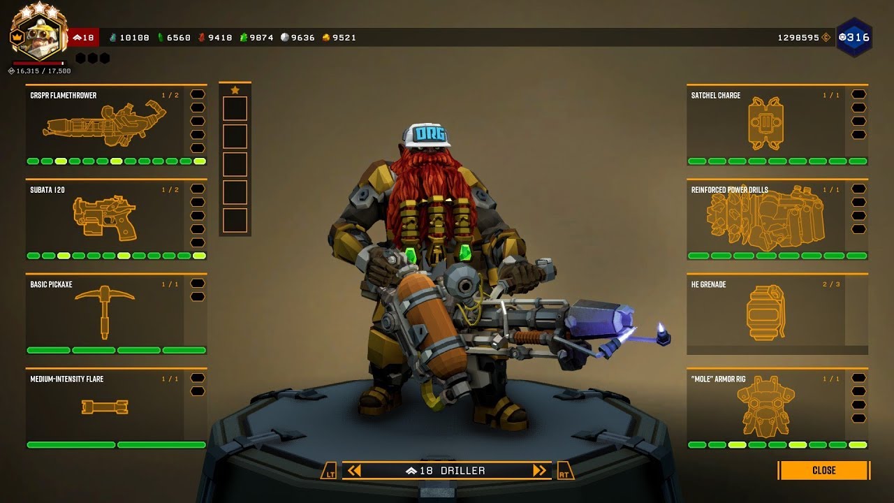 DRG u26 Deep Dive (No Upgrades - No Bosco) DRILLER - SOLO - YouTube