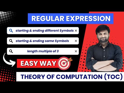 Regular Expression (RE) in TOC | Finite Automata| Regular language | L-3 - YouTube