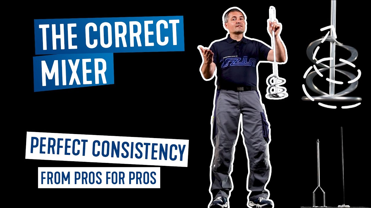 The ideal stirrers for leveling compounds, lightweight screeds and two ...