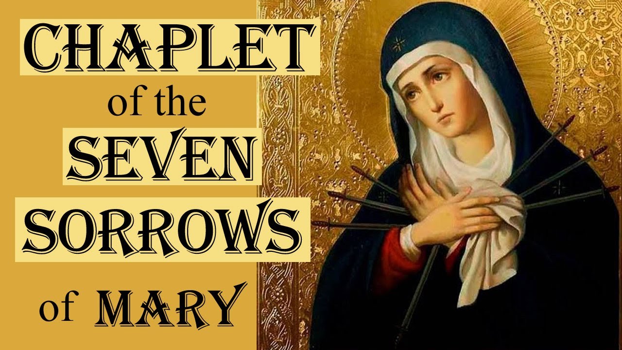 Rosary (Chaplet) of the Seven Sorrows of Mary with Short Meditations ...