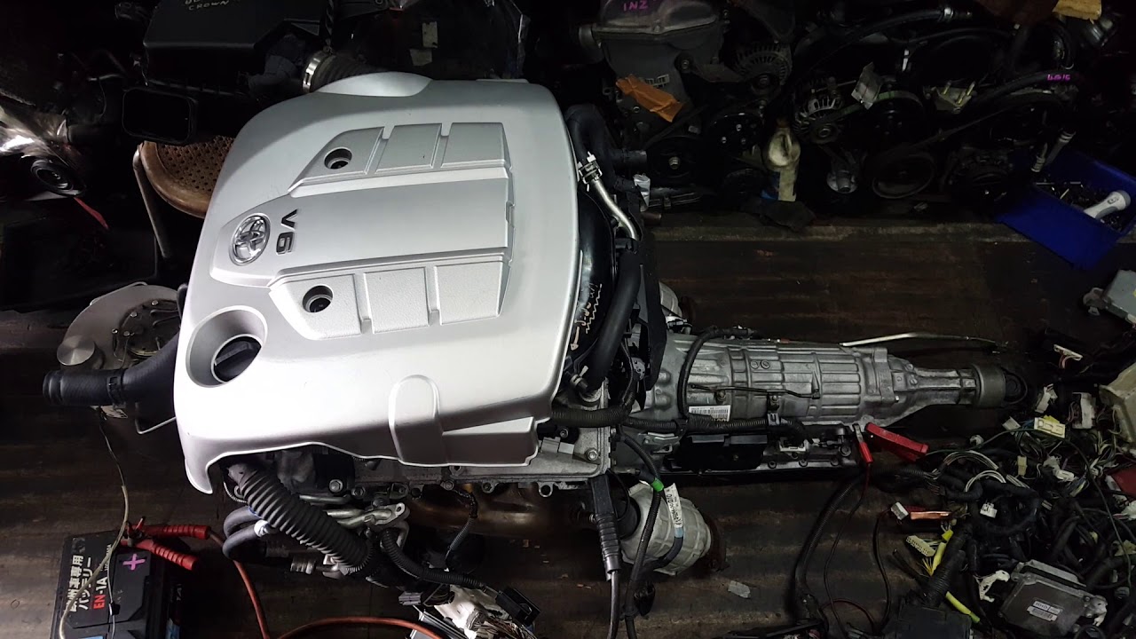 ติดเครื่อง 4GR V6 2.5 AT TOYOTA CROWN (start up 4GR V6 Engine) - YouTube