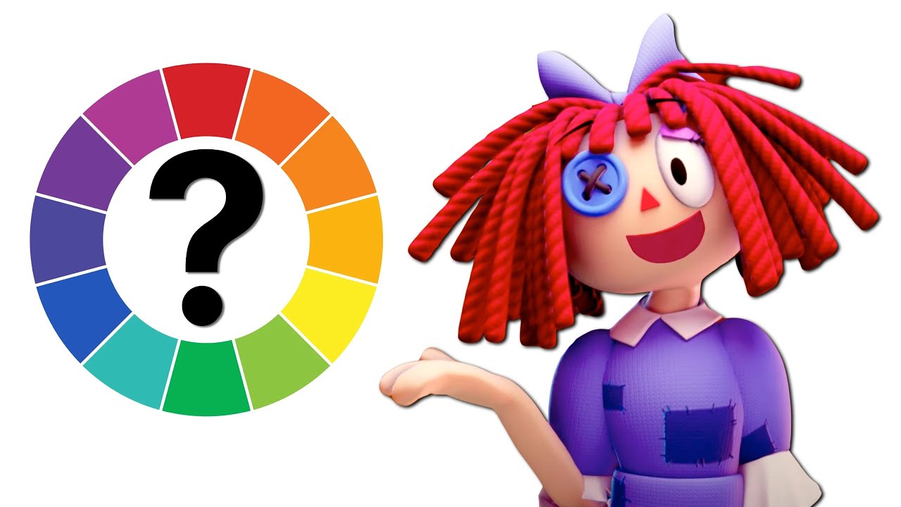 Amazing digital circus characters and their favorite Colors! - YouTube