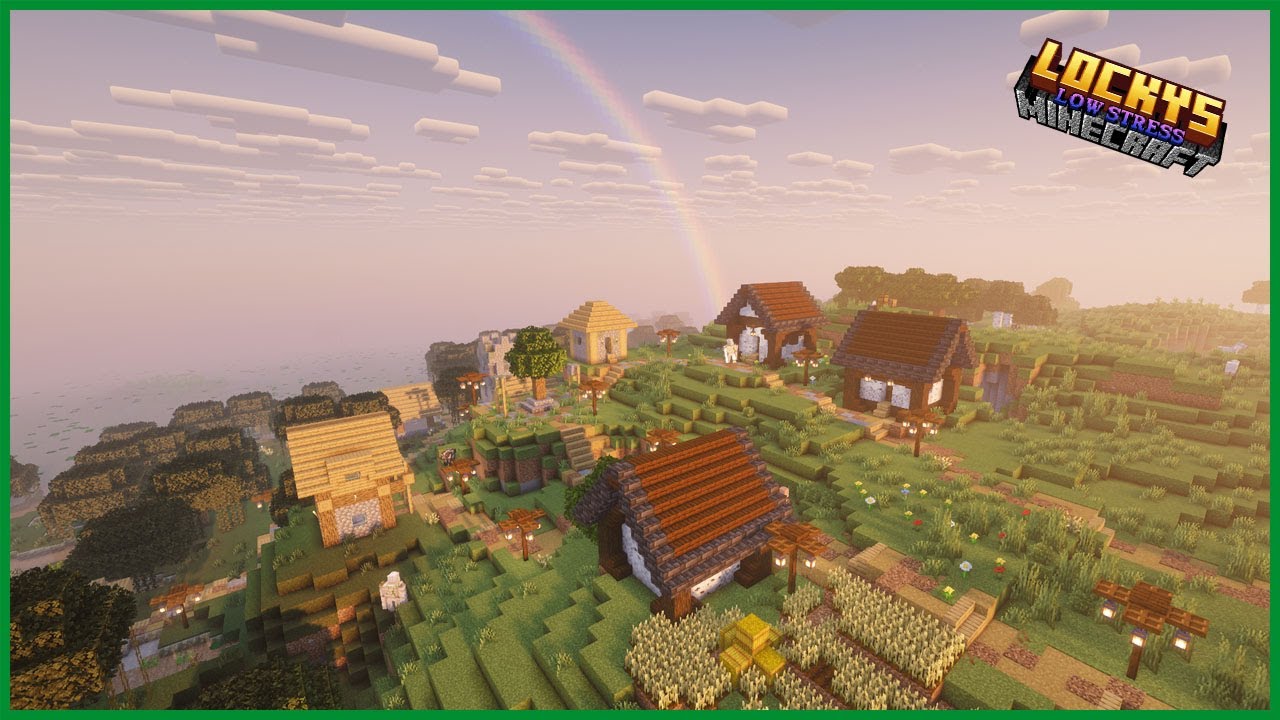 Peaceful Paths & Lovely Lanterns | Minecraft to Relax and Unwind - YouTube