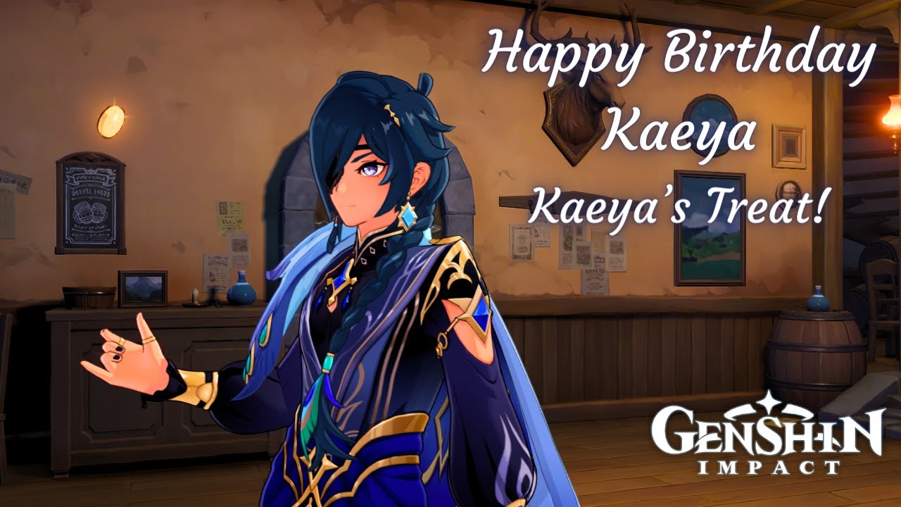 Happy Birthday Kaeya! | Kaeya's Treat! | Genshin Impact Story - YouTube