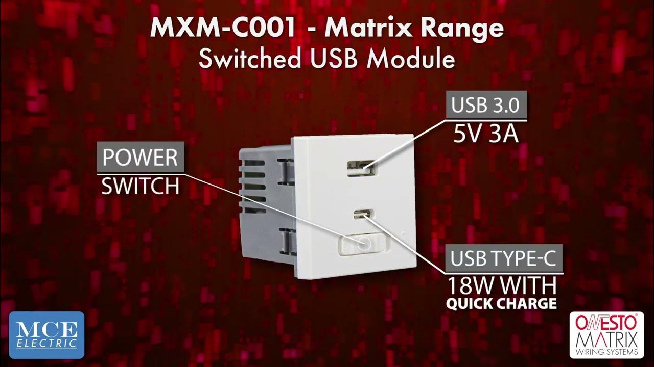 MXM-C001, USB Module - YouTube