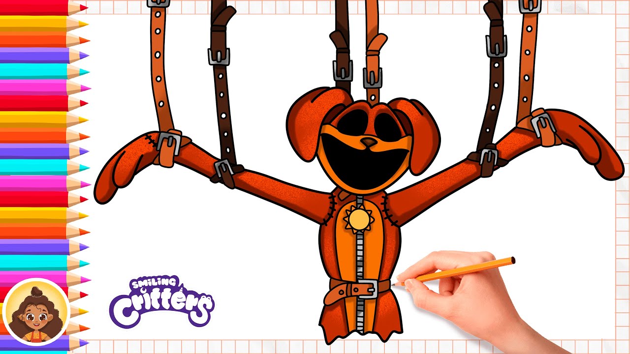 How to Draw HANGED DOGDAY | from Poppy Playtime, Smiling Critters ...