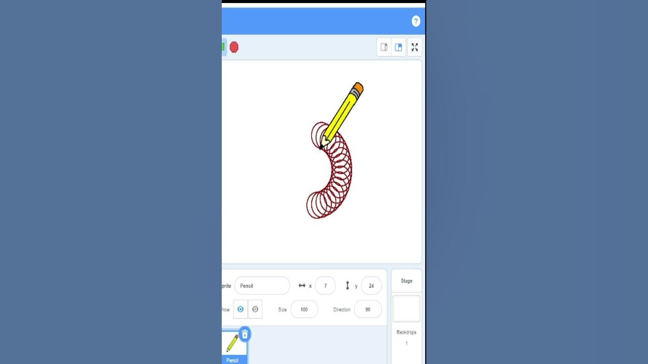drawing with code || scratch programming || drawing circle of circles. - YouTube