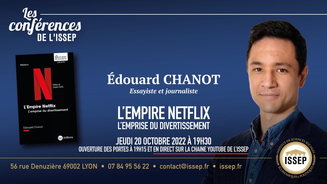 [EN DIRECT] Conférence d'Edouard Chanot | L'empire Netflix - YouTube