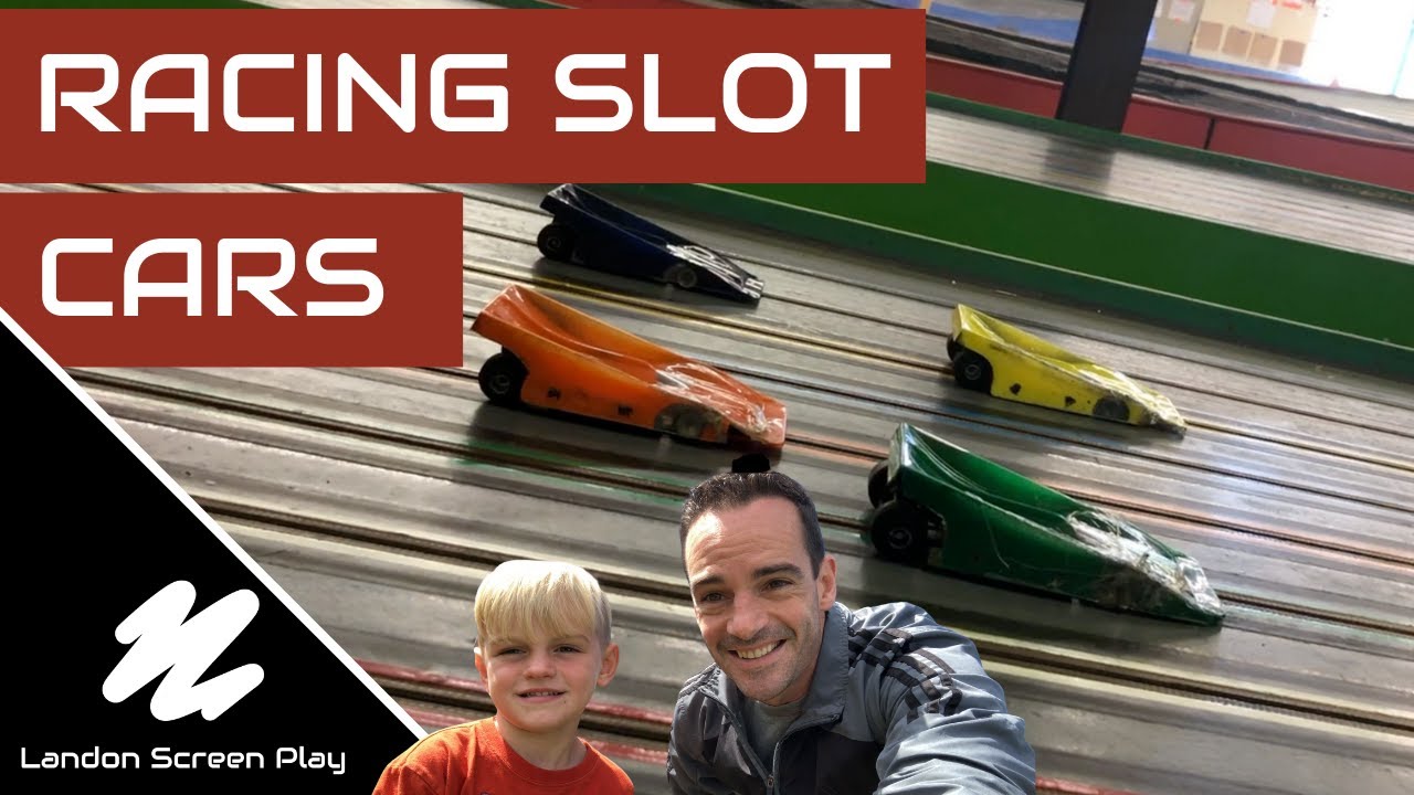 Slot car racing | Father and son - YouTube