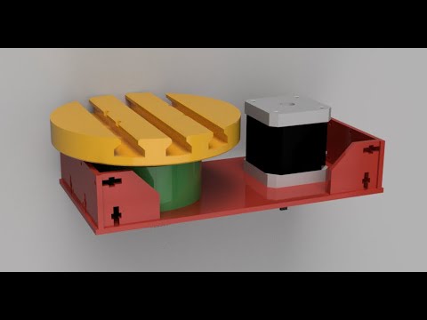 Mini 5 axis cnc (Part 1, first rotary axis) - YouTube