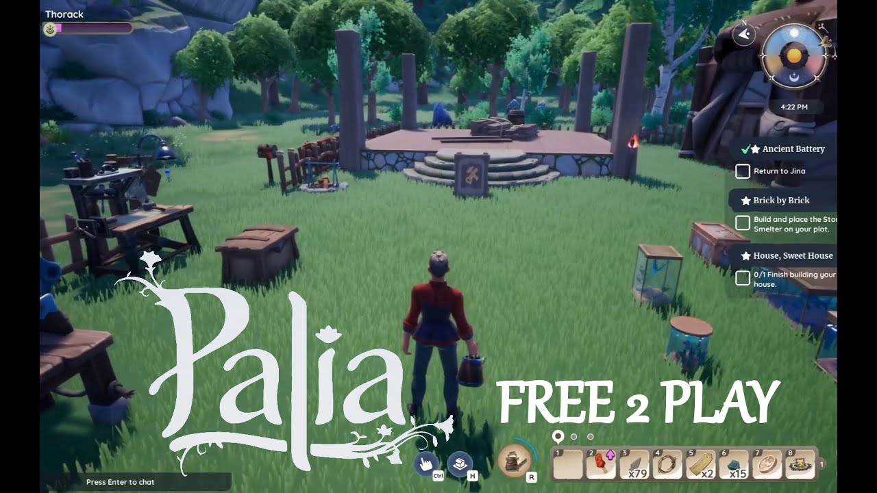 Free to play Palia Gameplay: Pt 4 Farming, building and riddle solving ...