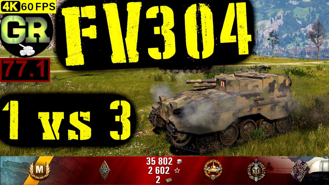 77_World of Tanks FV304 WoT Replay - 6 Kills 1.9K DMG(Patch 1.5.0 ...